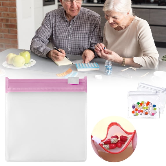 Clearance Under $1.19 Zippered Slide Lock Storage Bags, Reusable EVA ...