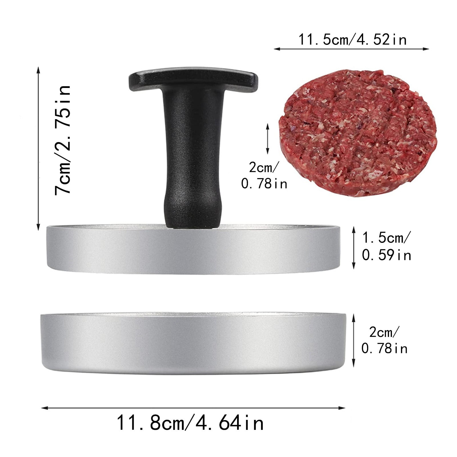 Clearance Under $10.00 a Meat Press-(Meat Press Non-Stick Coating ...