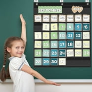 Calendar Pocket Chart Classroom Organized Chart Education Early ...