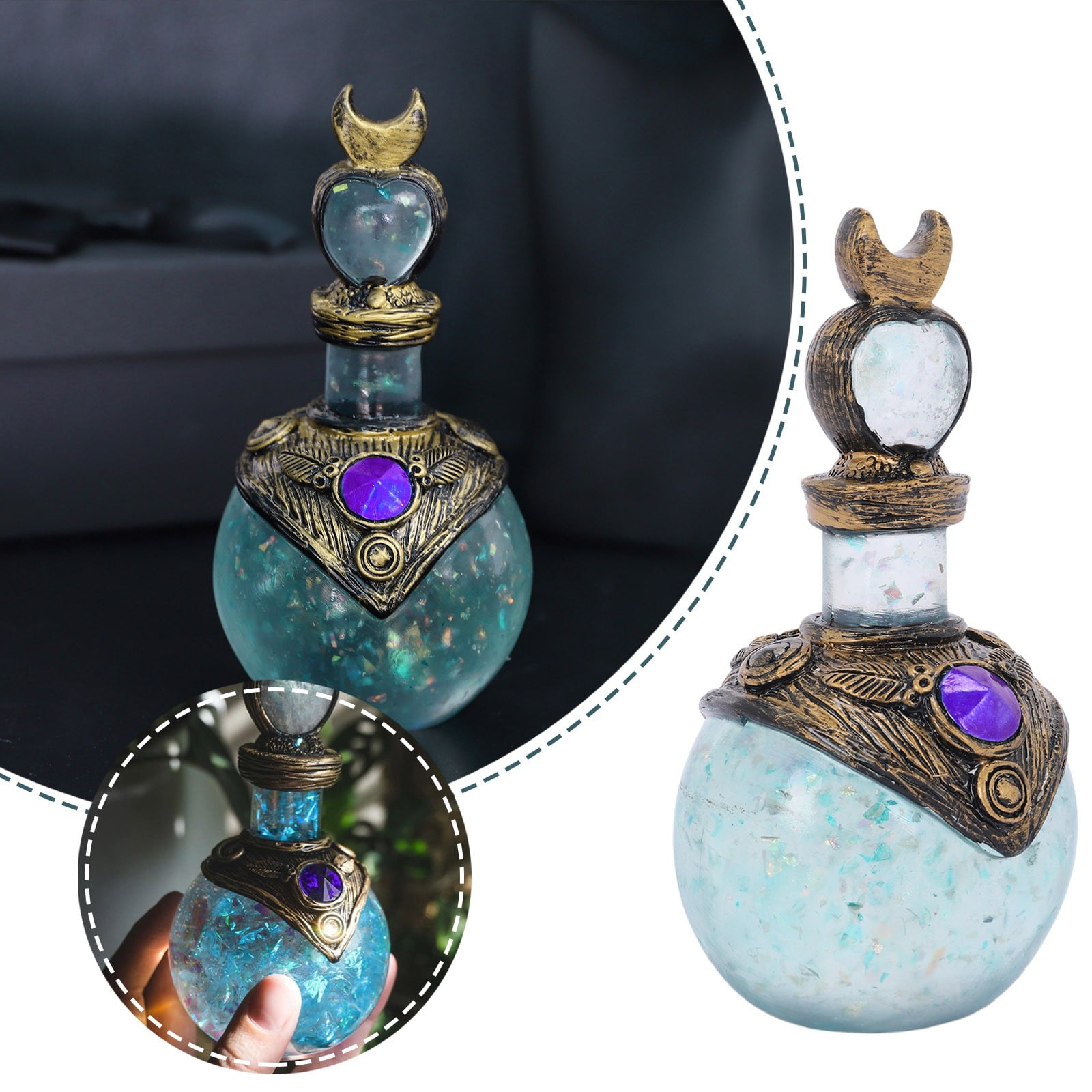 Clearance Under $10 Magicing Decorative Resin Moon Magicing Gift Halos ...