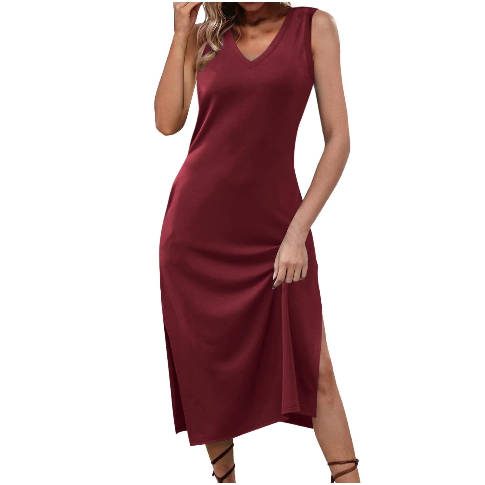 Clearance Under 10$!Summer Sundresses for Women 2024 Plus Size Comfort ...