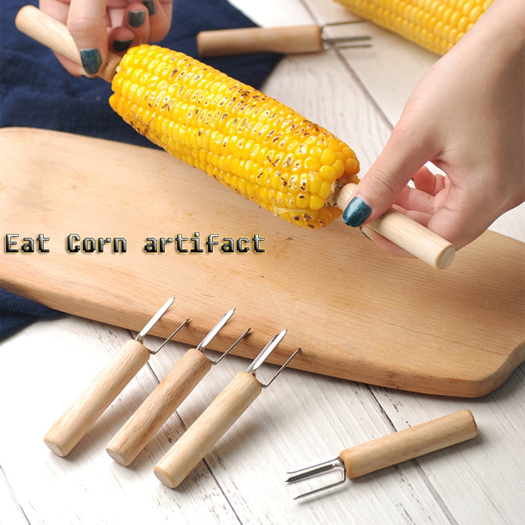 Clearance Under $10 The Corn Skewers Supplies Forks BBQ Corn on ...