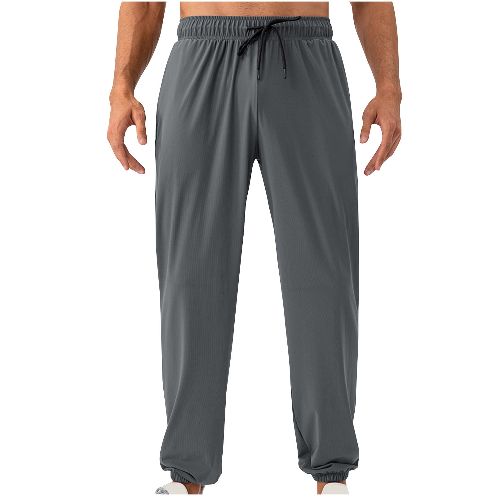 Clearance! Under $10 jobturf Mens Sweatpants Lightweight Textures ...
