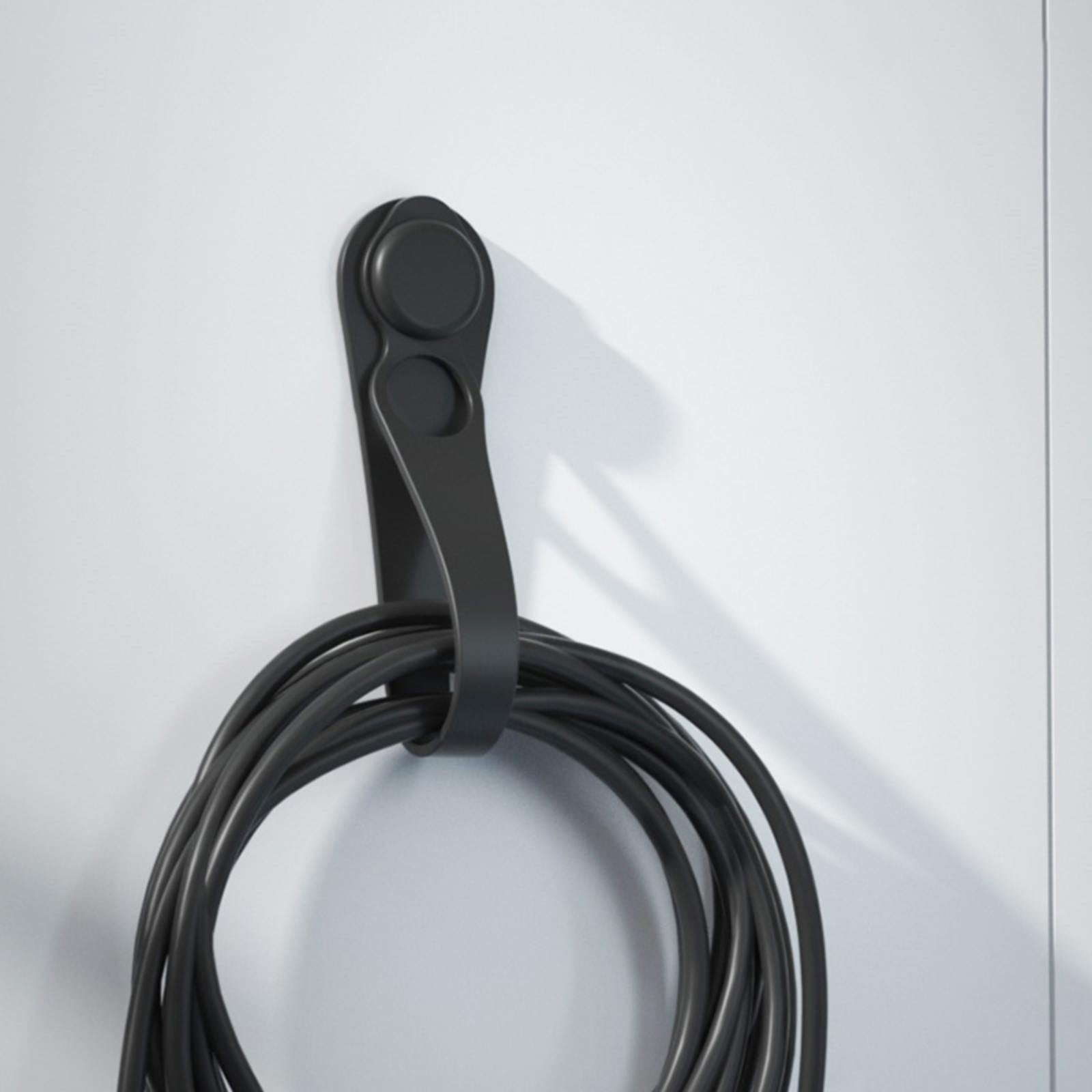 Clearance Under 2$, Kaireo Self-Adhesive Power Cord Fixing Buckle Black ...