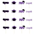 Clearance Under $3 16Pc Cake Inserts Graduation Cupcake Picks For ...