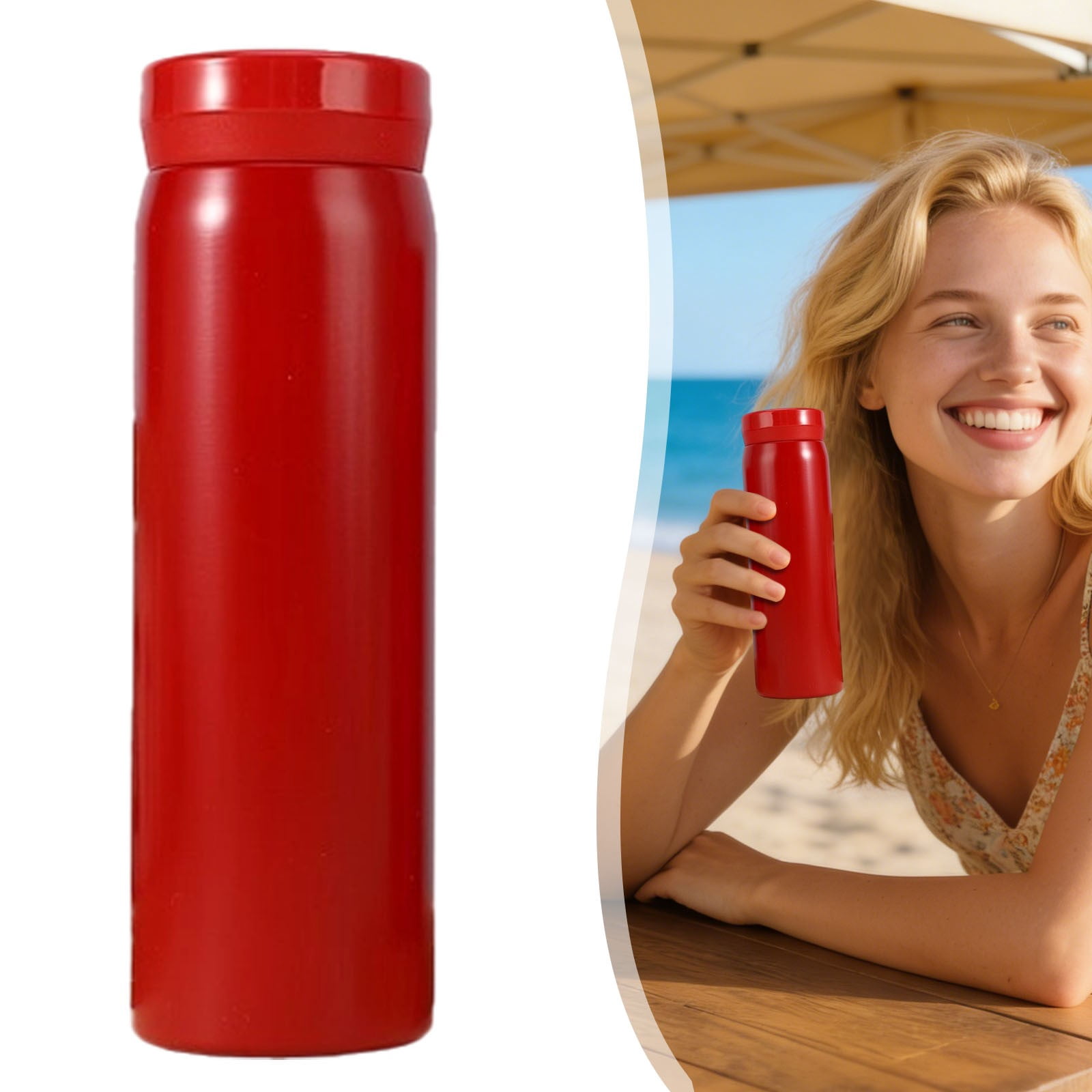 Clearance Under $3.89 Small Insulated Water Bottle 200ml, Pocket-Size ...