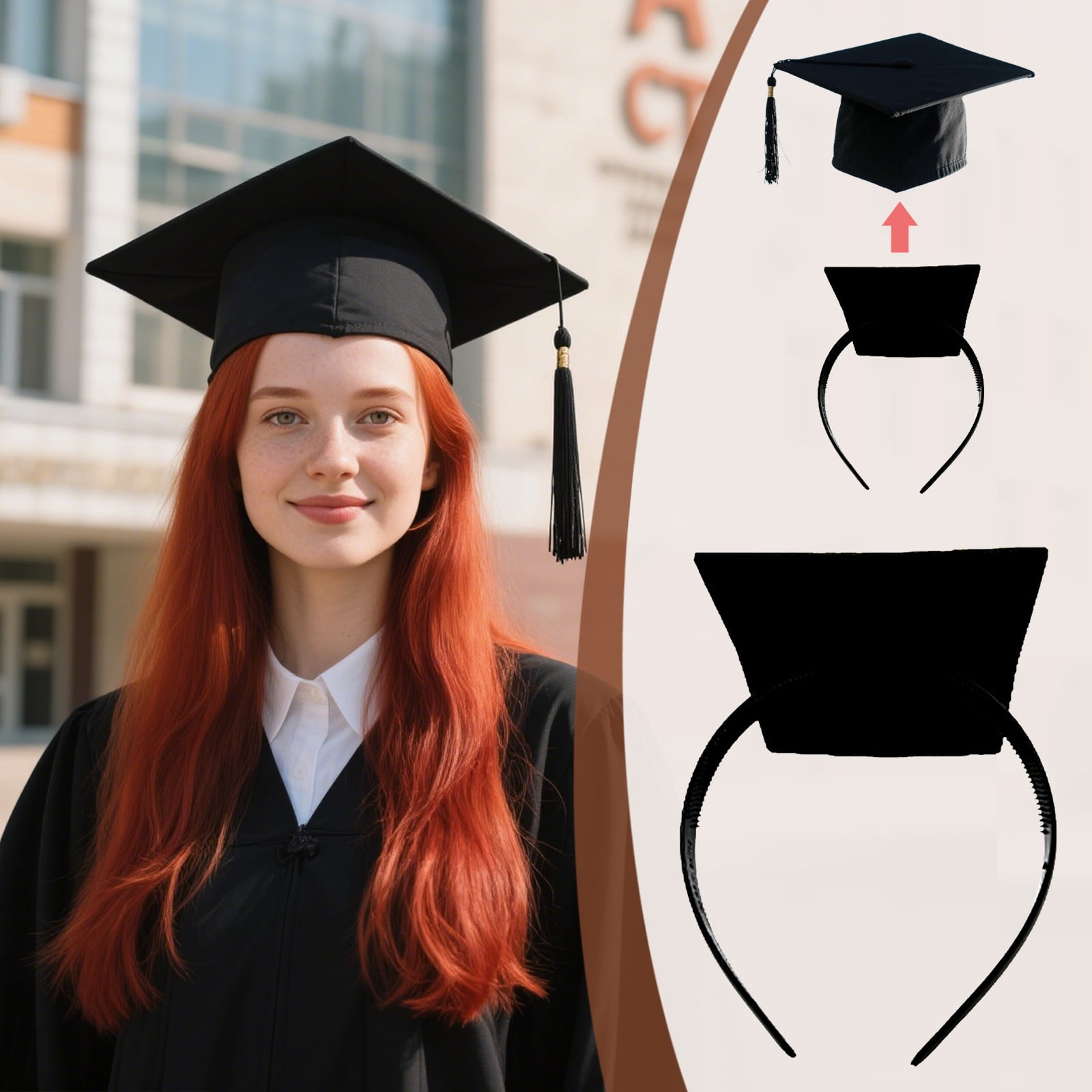 Clearance Under $5 ADVANSYN GradCapBand Graduation Cap Headband ...