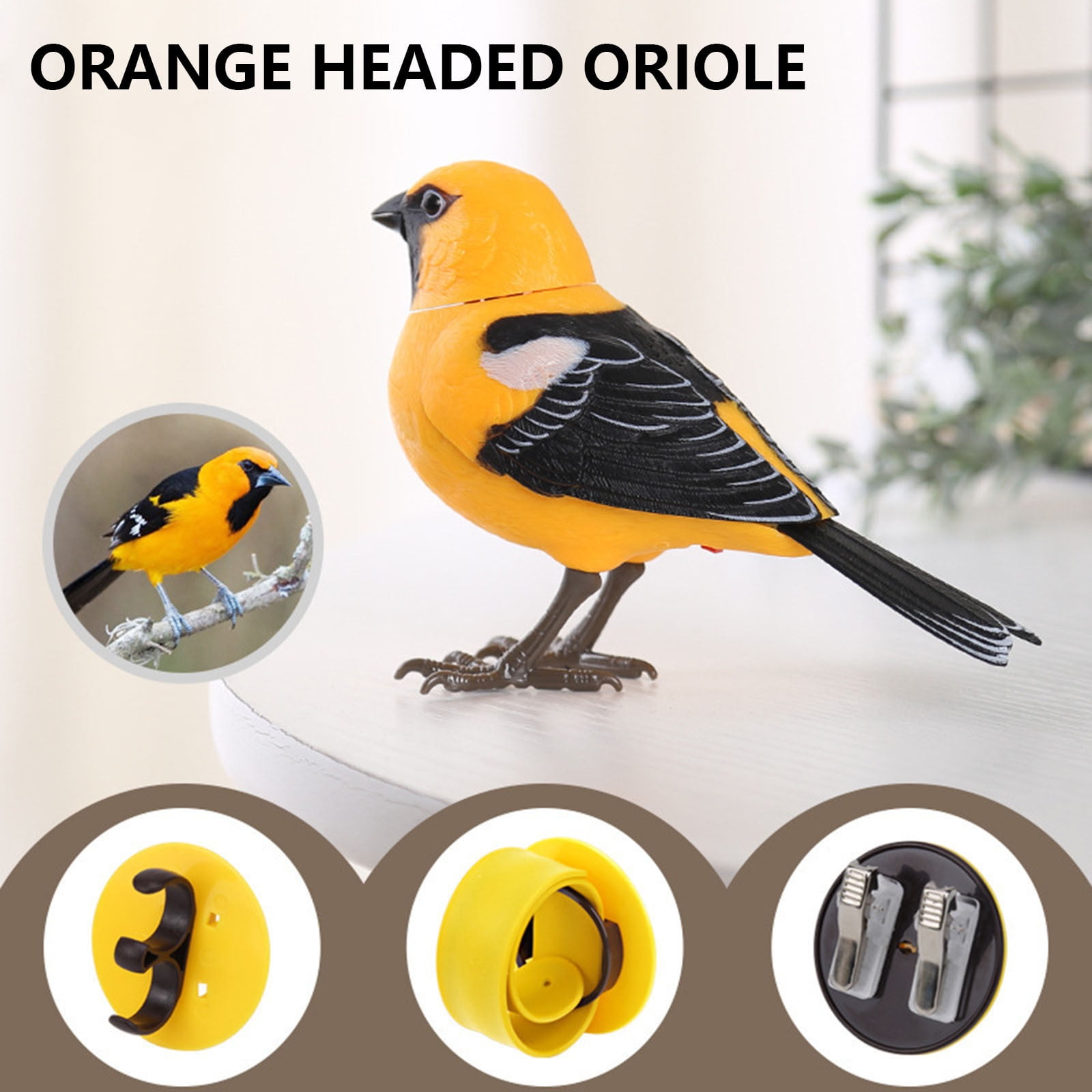 GFHFHITJ Bird Toys,Electrics Singing And Chirping Bird Toy,Cute ...