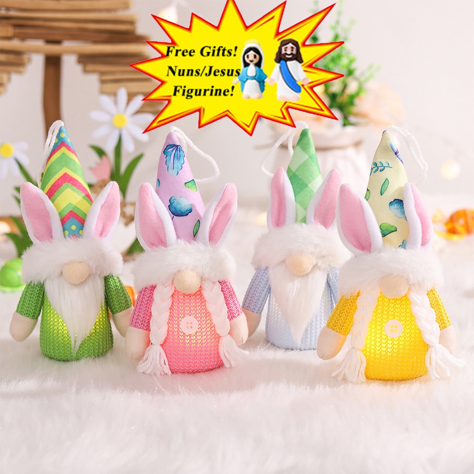 Clearance Under $5 Boovnll Easter Gnome, Hand Made Swedish Tomte ...