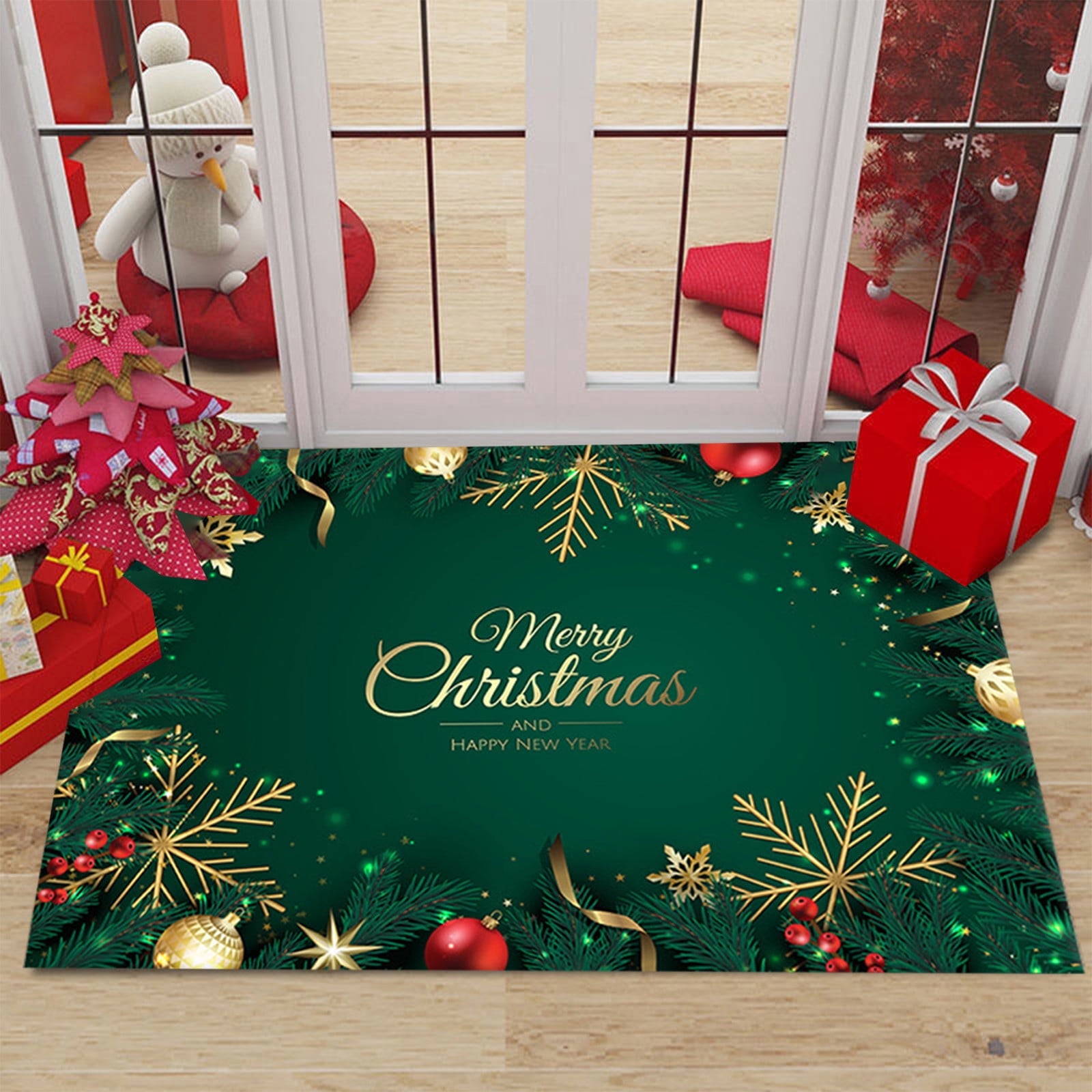 Clearance Under $5!Christmas Mat,Christmas Door Mat Outdoor,Welcome Mat ...