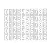 Black Vinyl Numbers Stickers 2 Inch Self Adhesive - Mailbox Numbers