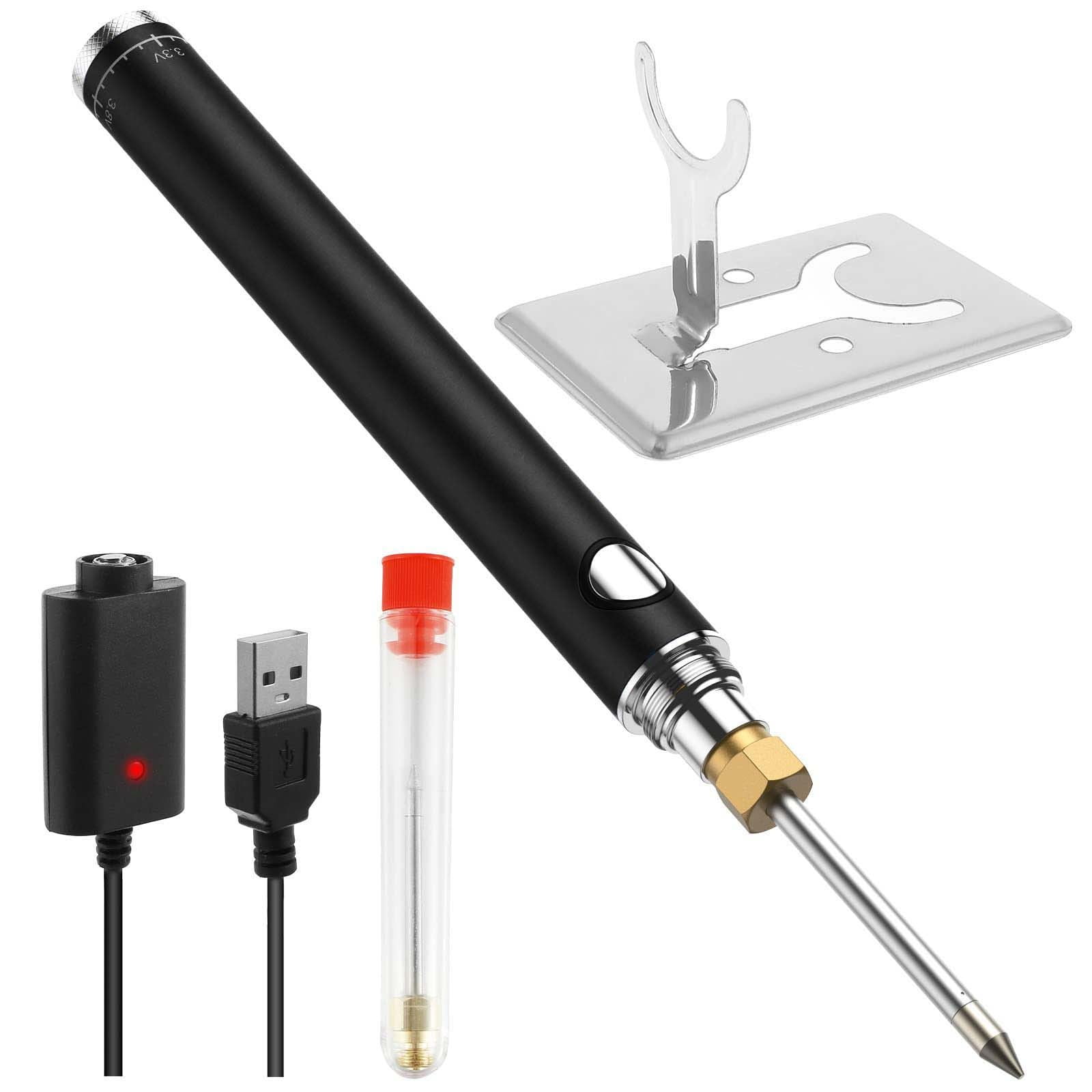 Clearance Under $5 Electric Soldering Iron Tool Kit, Yuoaen Cordless ...