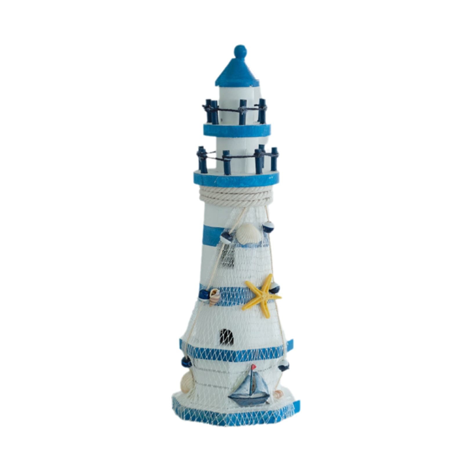 Clearance Under 5$ Octagon Lighthouse, Dienrx Wooden Decoration with ...