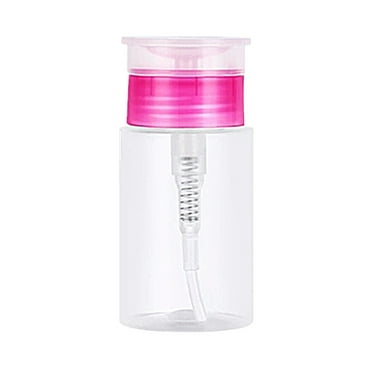 Darzheoy Push Down Pump Dispenser, Clear Small Plastic Travel Bottle ...