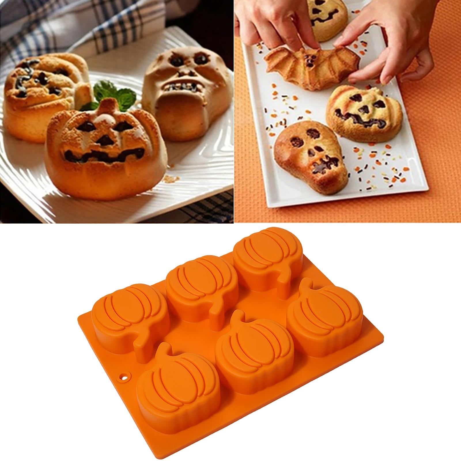 Clearance Under $5 Silicone Pumpkin Pumpkin Shaped Cake Thanksgiving ...