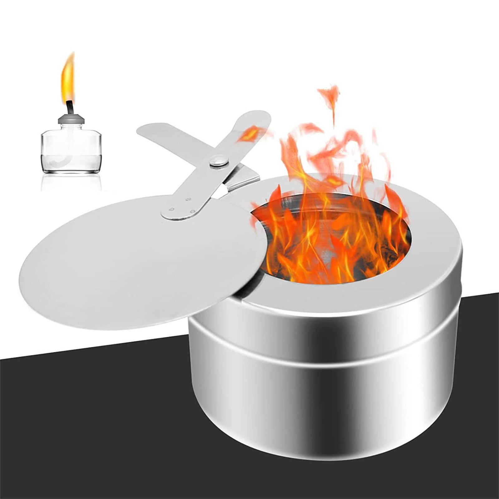 Clearance Under 5$ [Stainless Steel Alcohol Stove Core]-Stove with Pot ...