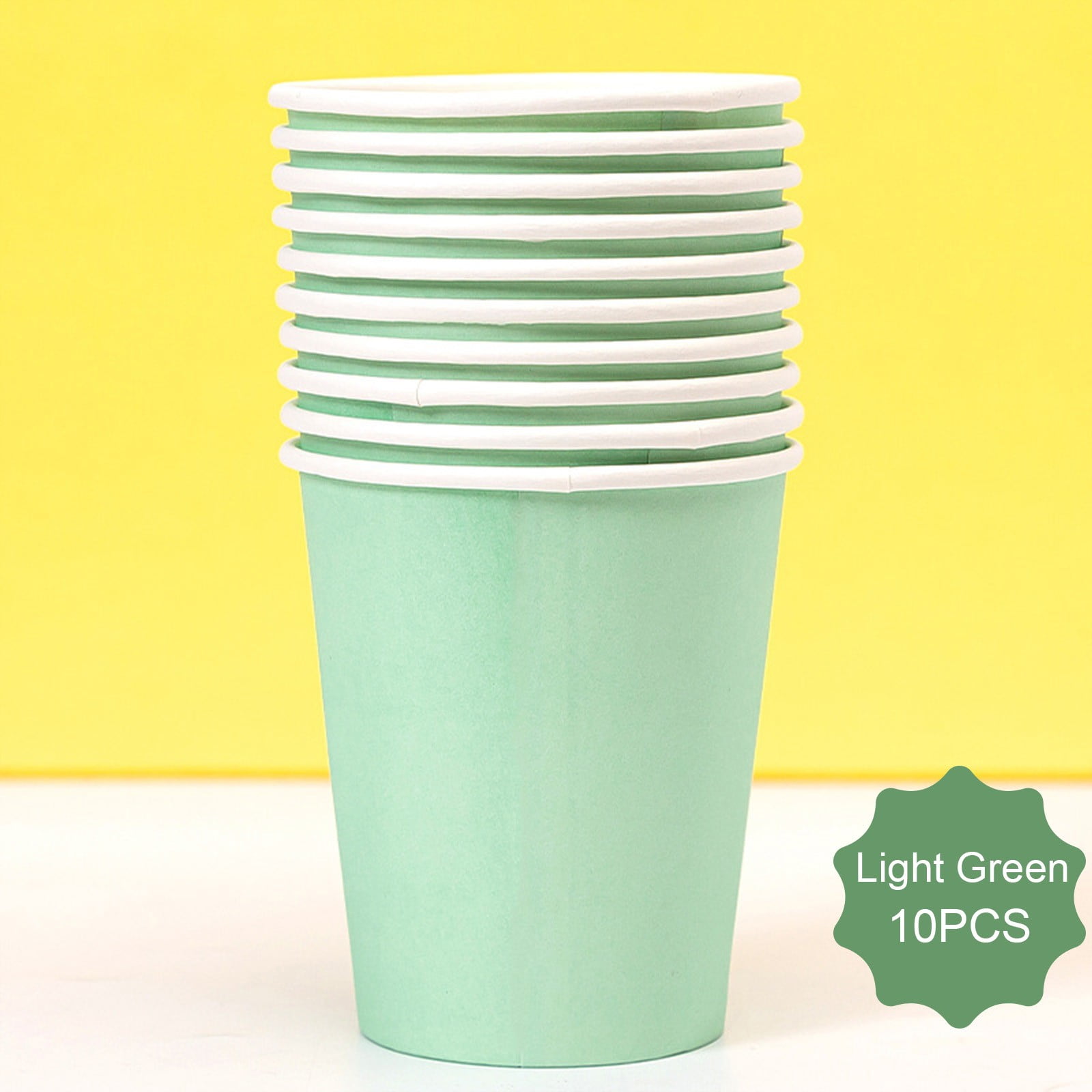 Clearance Under $5 TOTOYTO 10 Pieces 9 Ounce Disposable Paper Cups ...
