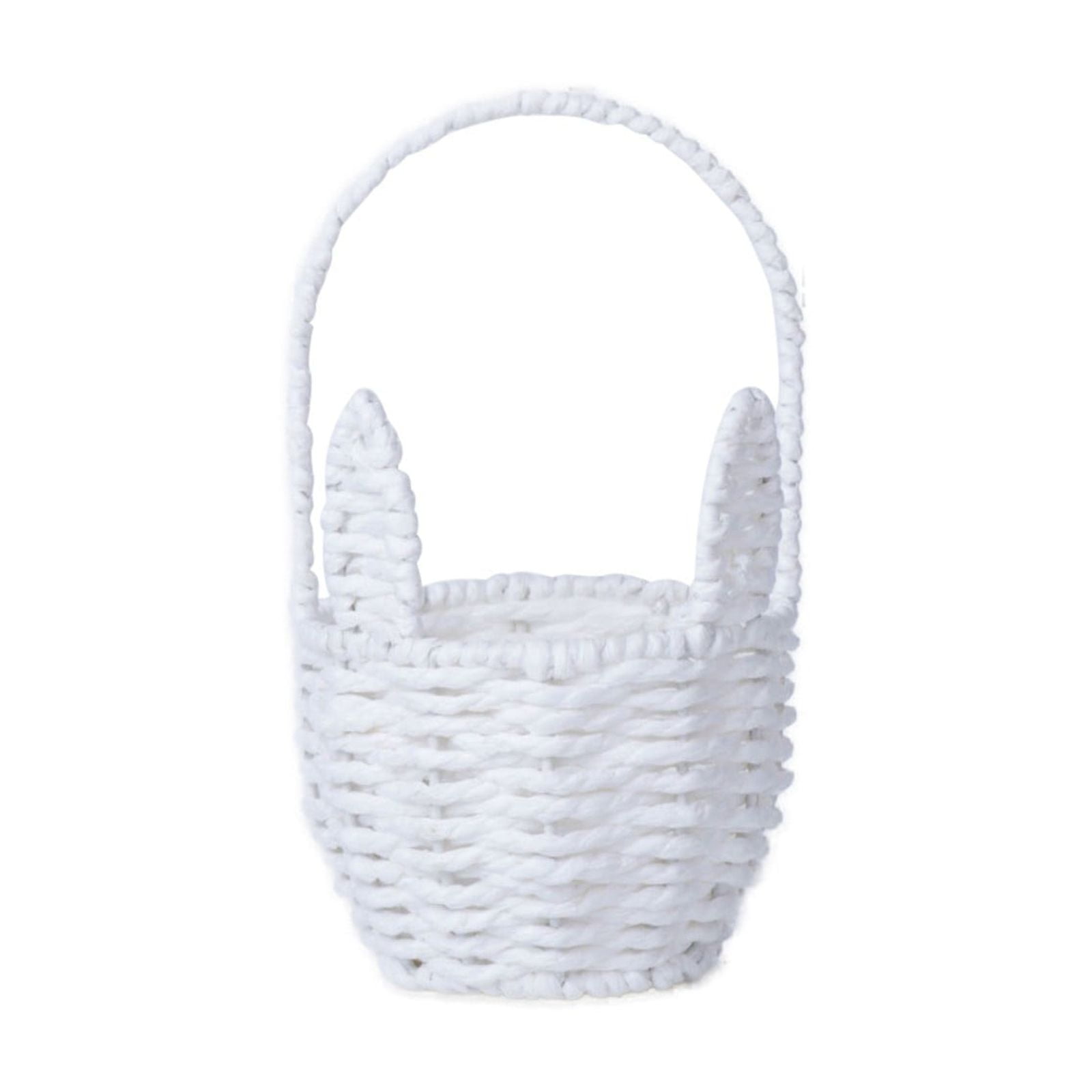 Clearance Under $5 Woven Rabbit Ear Flower Basket with Handle, Dienrx ...