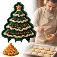 Clearance Under $7 Christmas Mini Pie Mold Tree Embossed Hand Baking ...