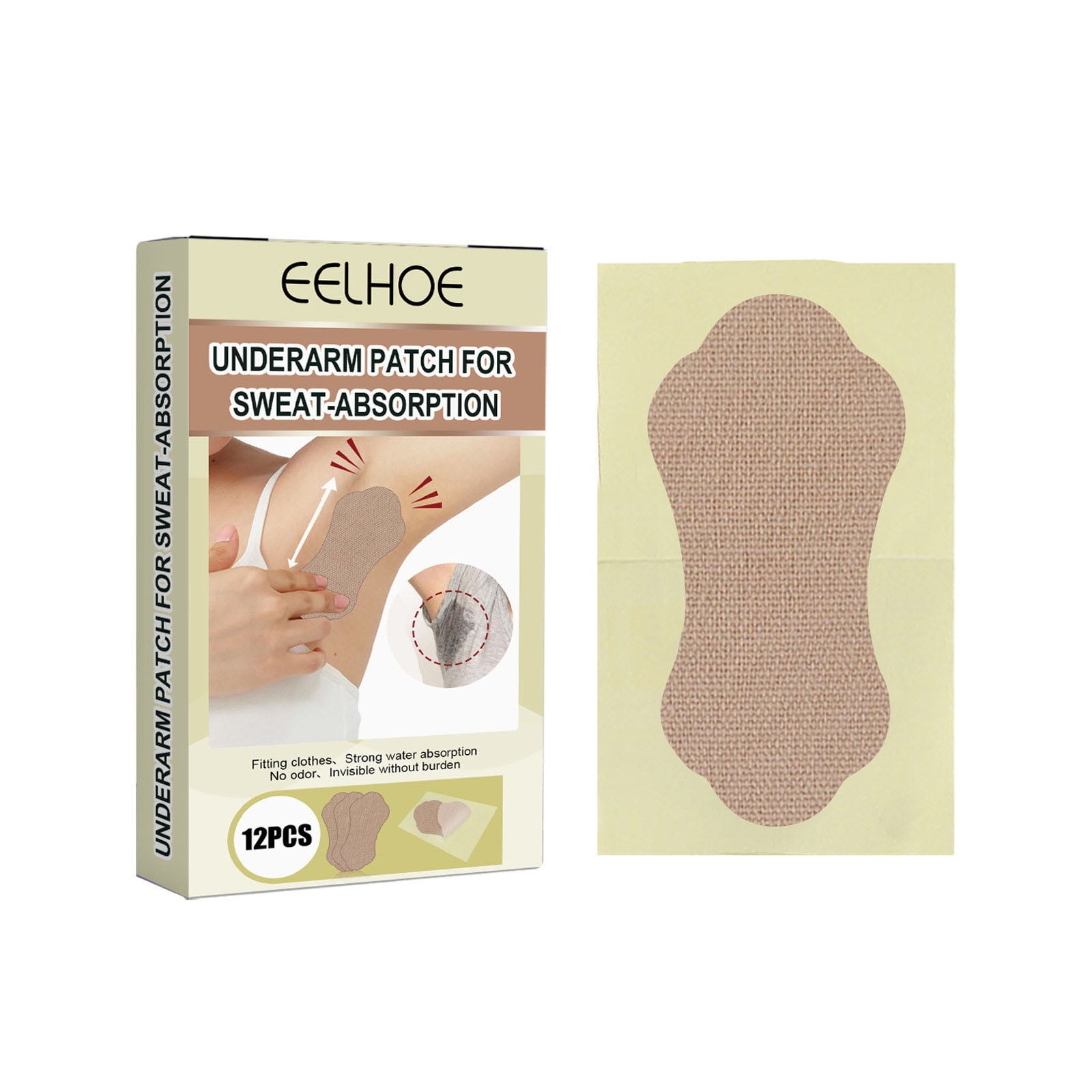 Clearance!Underarm Sweat Patch Long-lasting Sweat Absorption Ultra-thin ...