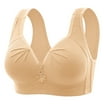 Wycnly Full Figure Bras for Women Plus Size Open Closure Comfort ...