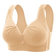 Wycnly Full Figure Bras for Women Plus Size Open Closure Comfort ...