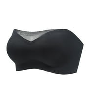 YouLoveIt 3-pack Womens Bandeau Bra Plus Size Bandeau Bra Stretchy ...