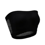 YouLoveIt 3-pack Womens Bandeau Bra Plus Size Bandeau Bra Stretchy ...