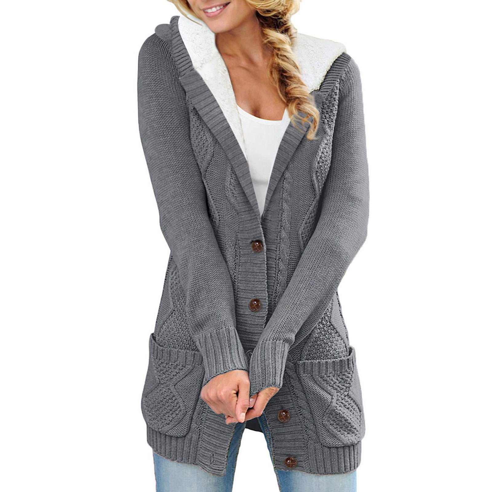 Clearance!Uooqdmx Cardigan Sweaters for Women Long Cardigans for Women ...