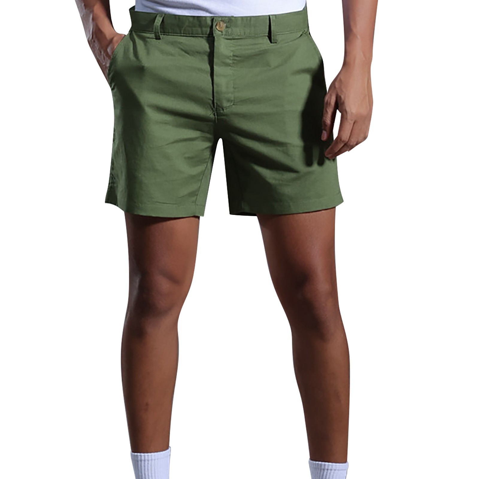 Clearance!Uooqdmx Mens Shorts Mens Shorts Casual Cotton and Linen ...