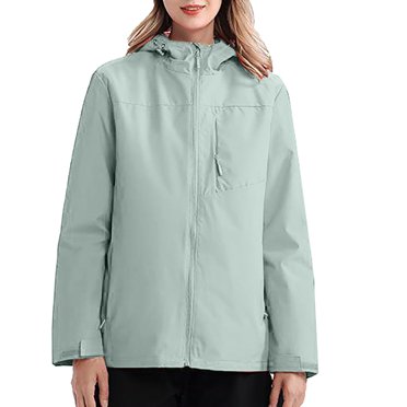 Tec-One Women's Pongee Ski Jacket with Hood, Sizes S-3X - Walmart.com