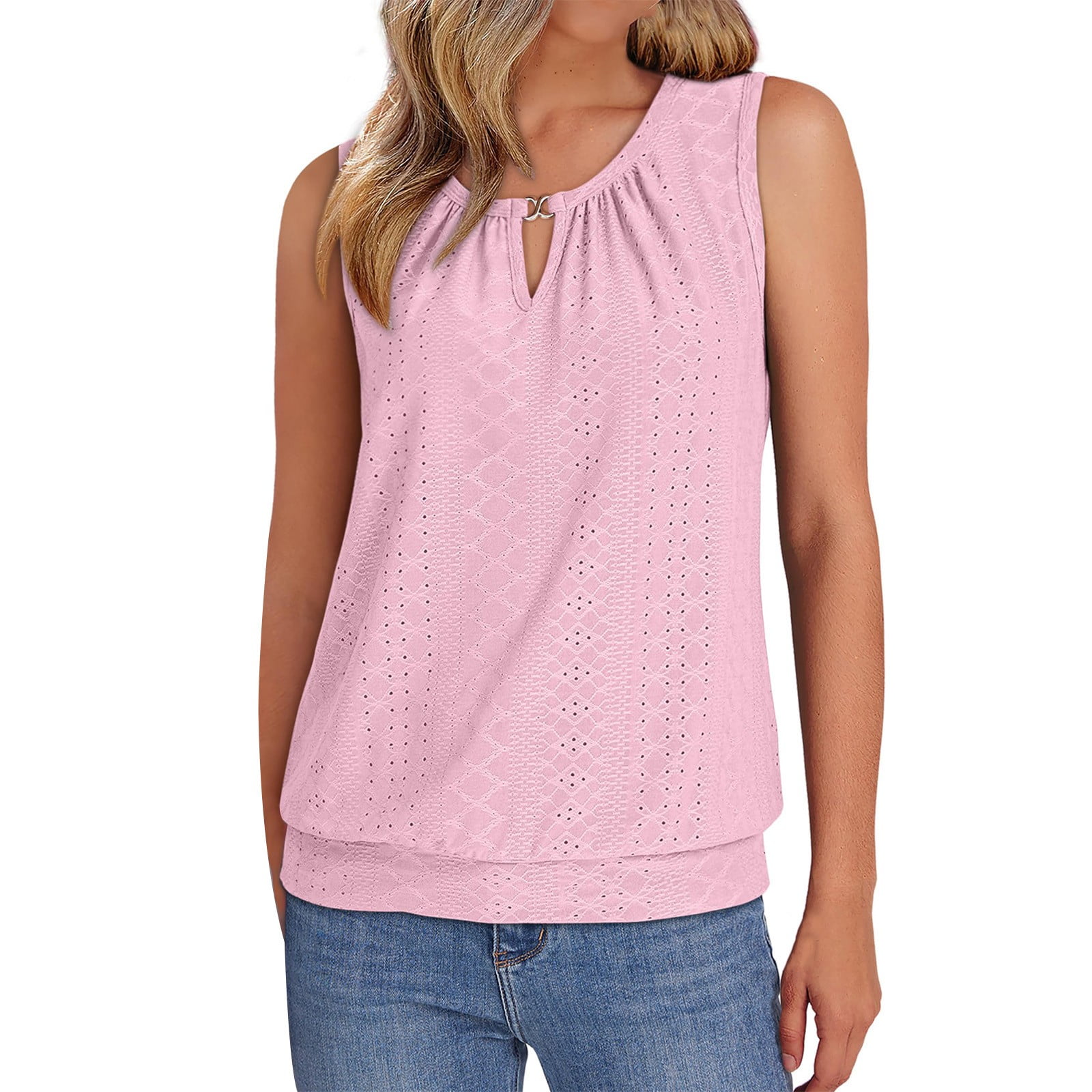 Clearance!Uooqdmx Tank Top for Women, Loose Tank Tops for Women, Basic Tank Tops for Women, V ...