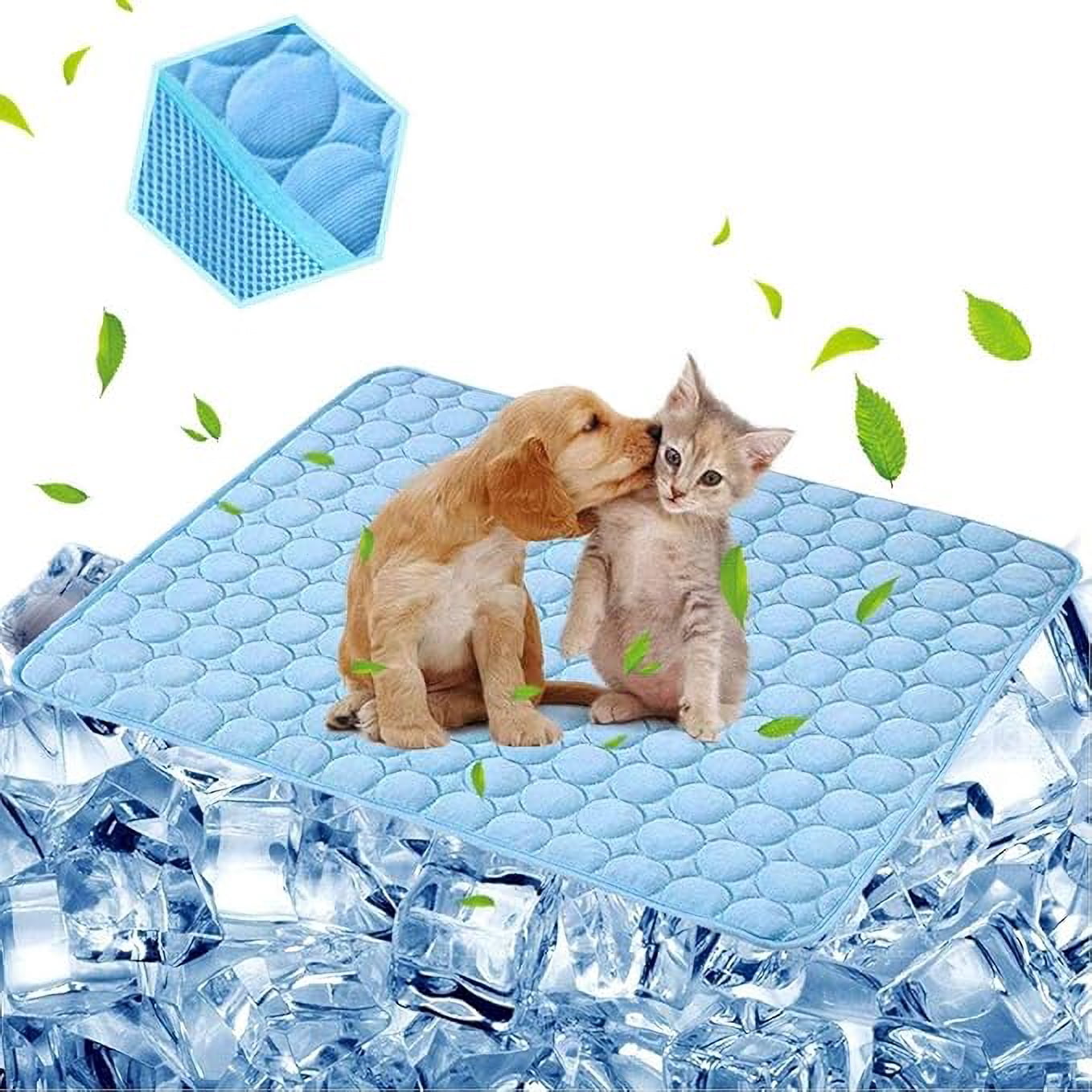 Clearance!Upgrade Dog Cooling Mat Self-Cooling Mat For Dog Cat,Washable ...
