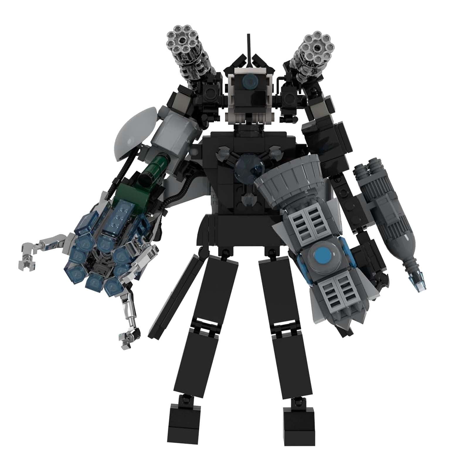 Clearance Upgraded Clockman Block Toy Figure Building Block Set Movable ...