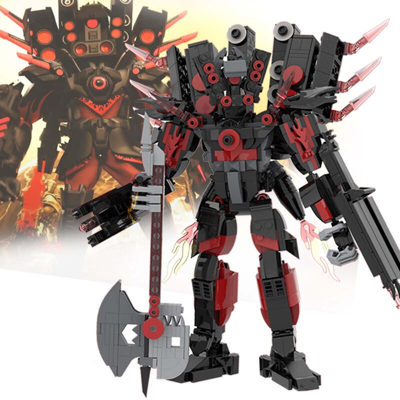 Clearance Upgraded Clockman Block Toy Figure Building Block Set Movable ...