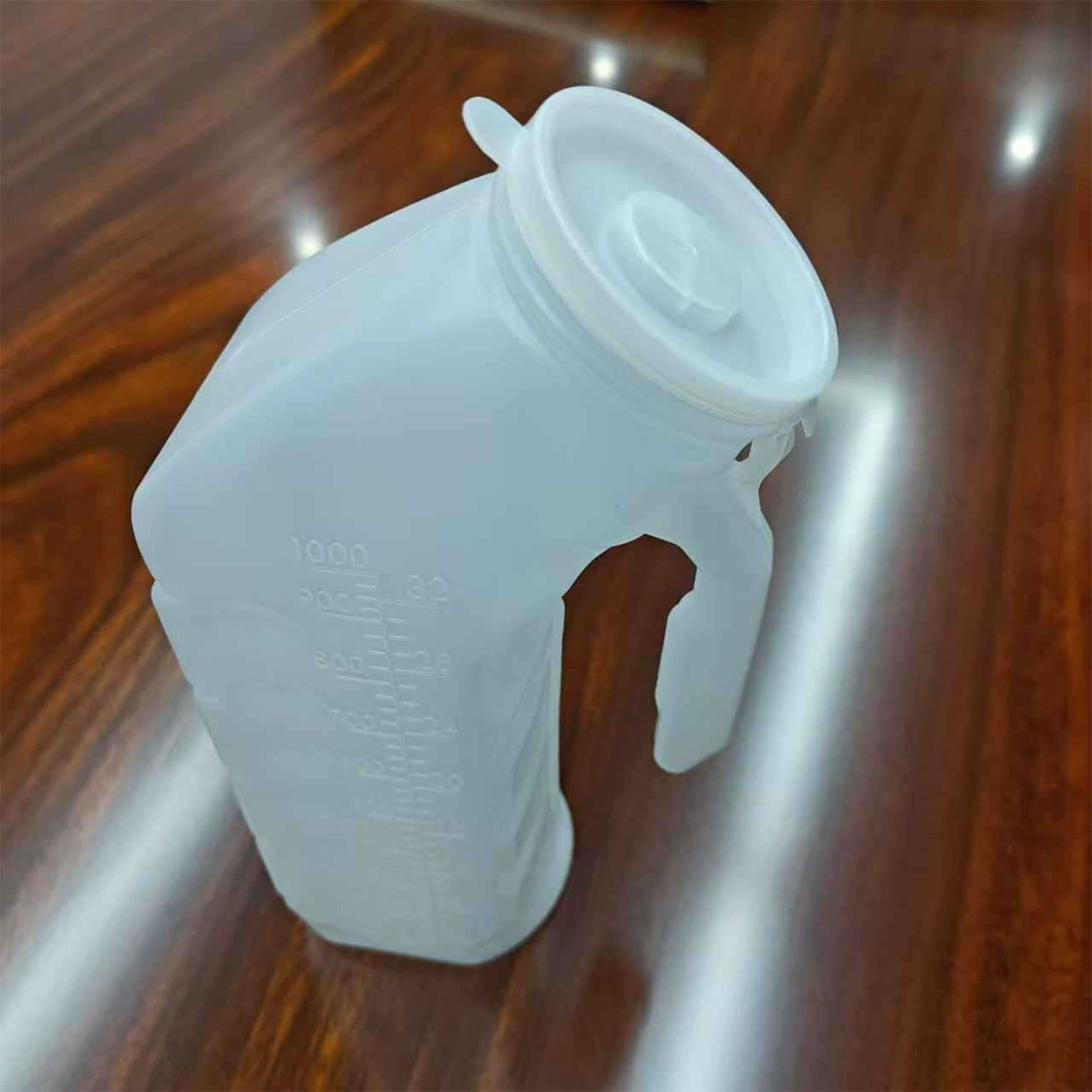 Clearance! Urinals for Men 1000ml with Glow In the Dark Spill Proof Cap ...