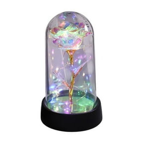 Glass Flower Decor and Preserved Floral Arrangements for Home