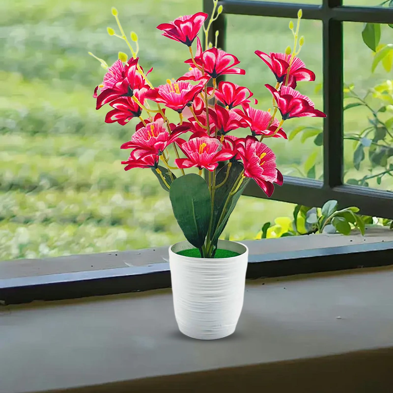 Clearance!Veeogra Artificial Flowers Double Real Large Silk Flowers ...