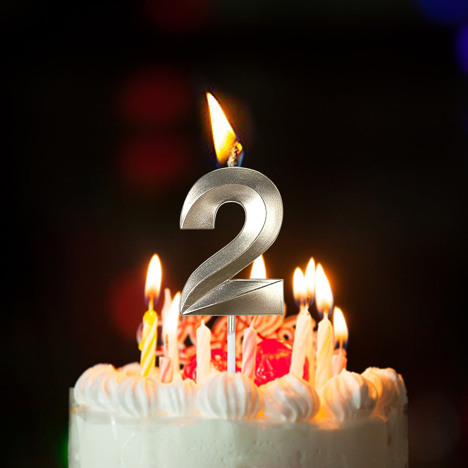 Clearance! VogueV Numeral Birthday Candles - Cake Numeral Candles ...