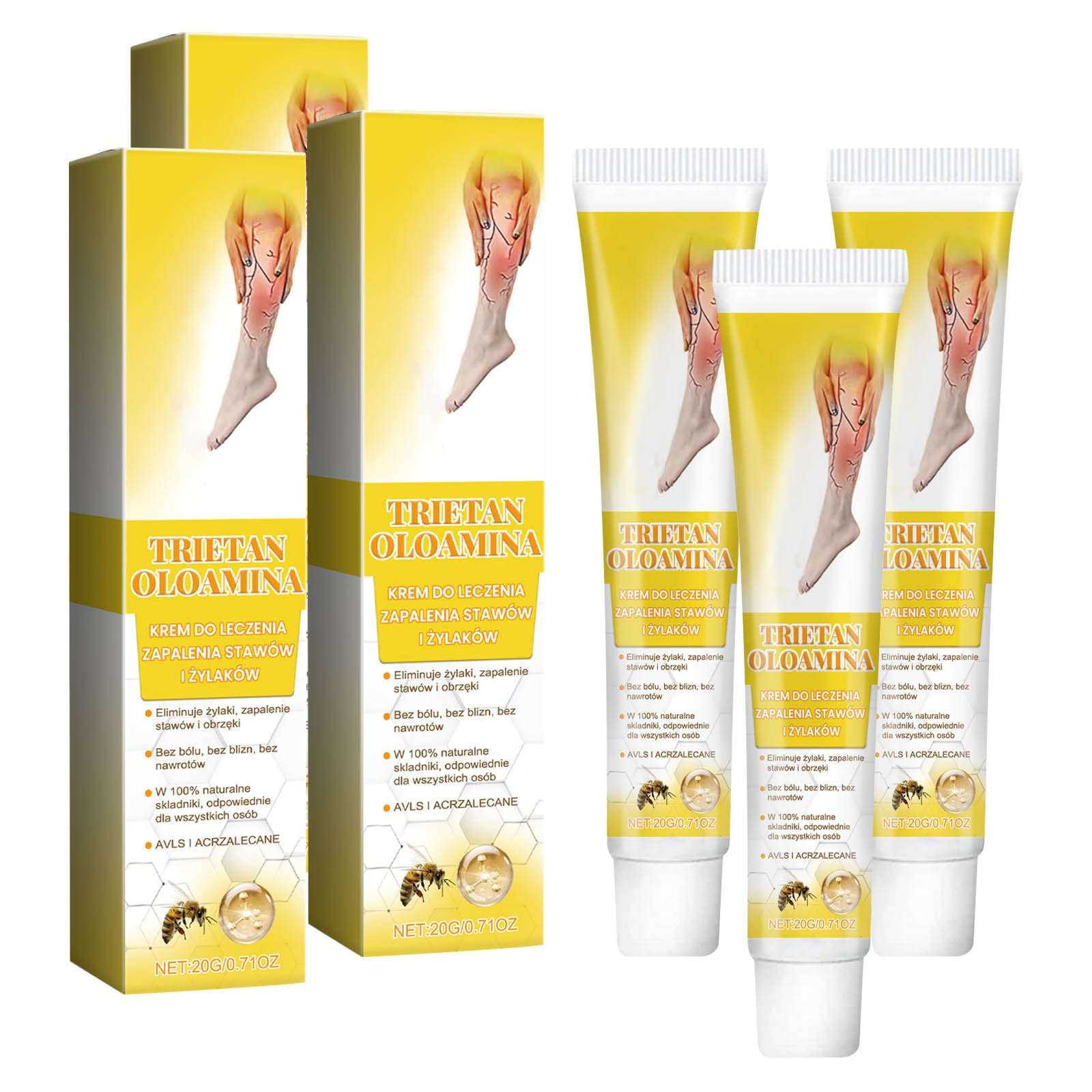 Clearance! WEANT Varicose Veins Cream,Bee Varicose Veins Cream,Spider ...