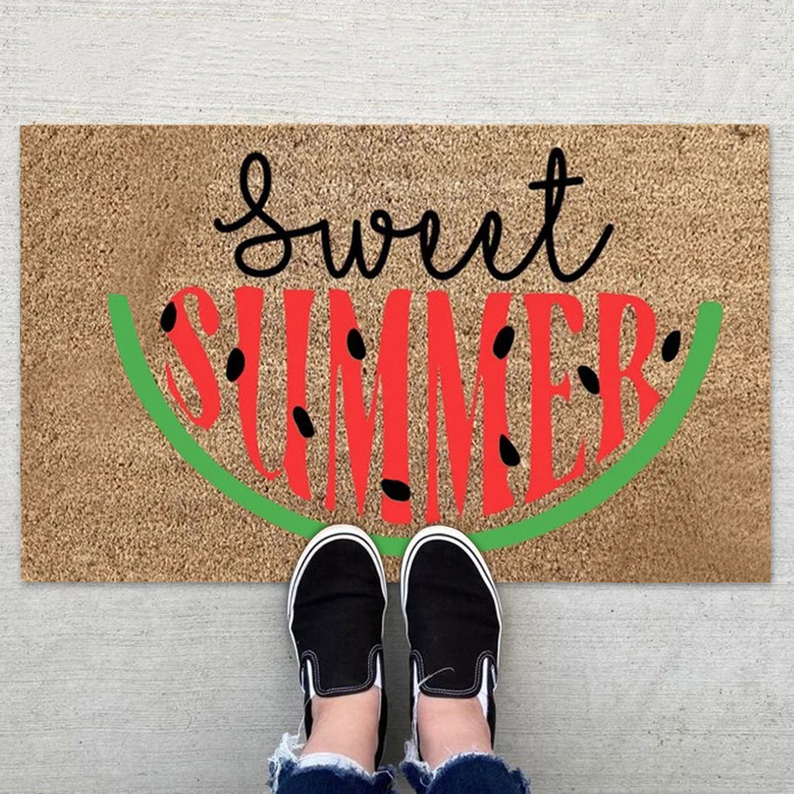 Clearance WOAHU Carpet,Anti-slip and dirt-resistant,Watermelon Theme ...