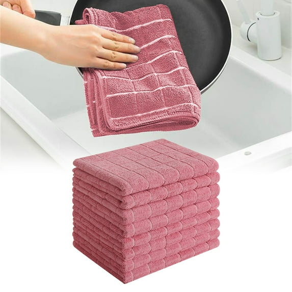 Clearance WOAHU Dishcloth,Thickened and super absorbent,Non Stick Oil ...