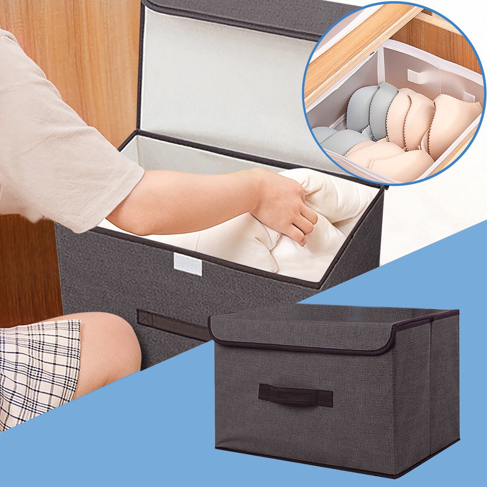 Clearance WOAHU Large size - Storage box,Foldable portable dust-proof ...