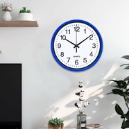 Equity 8 inch Traditional Green Indoor Quartz Analog Clock, 25016 ...