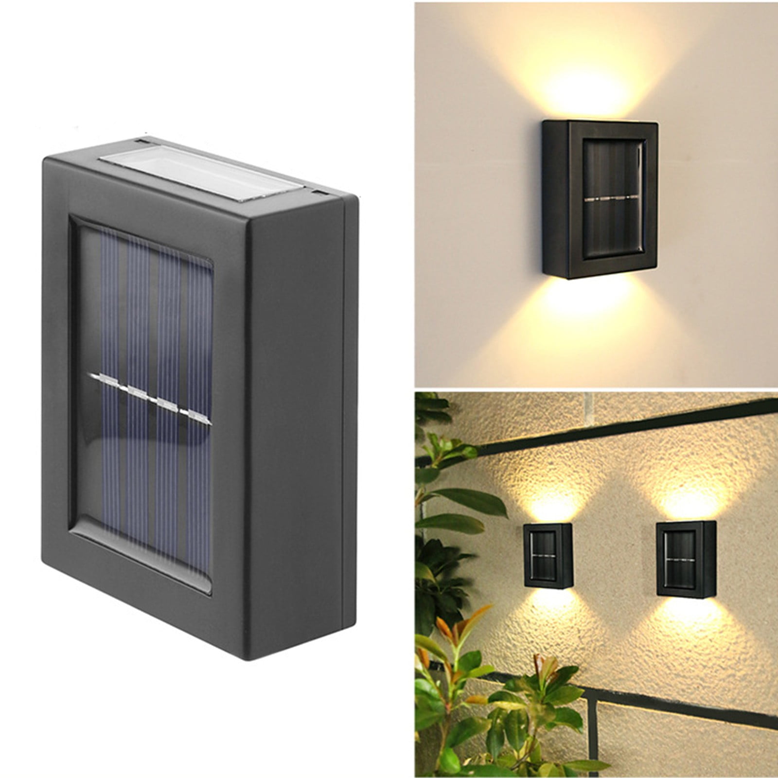 Clearance Wall Lights UP Down Illuminate Outdoor Sunlight Sensor Lamp ...