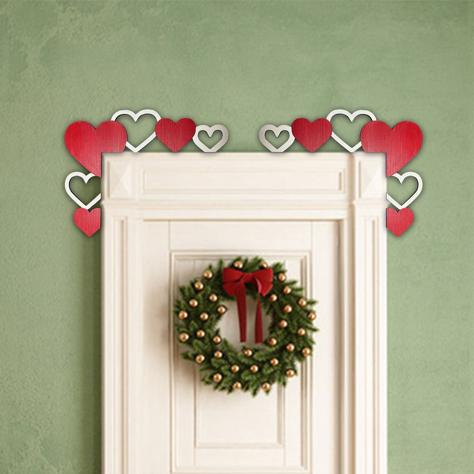 Clearance Wall stickers under $5,Valentine's Day Love Wooden Door Frame ...