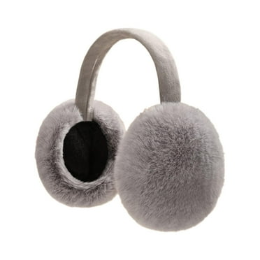 Winter Black Warm Earmuffs Are Soft And Knitted Plush Can Be Used To ...