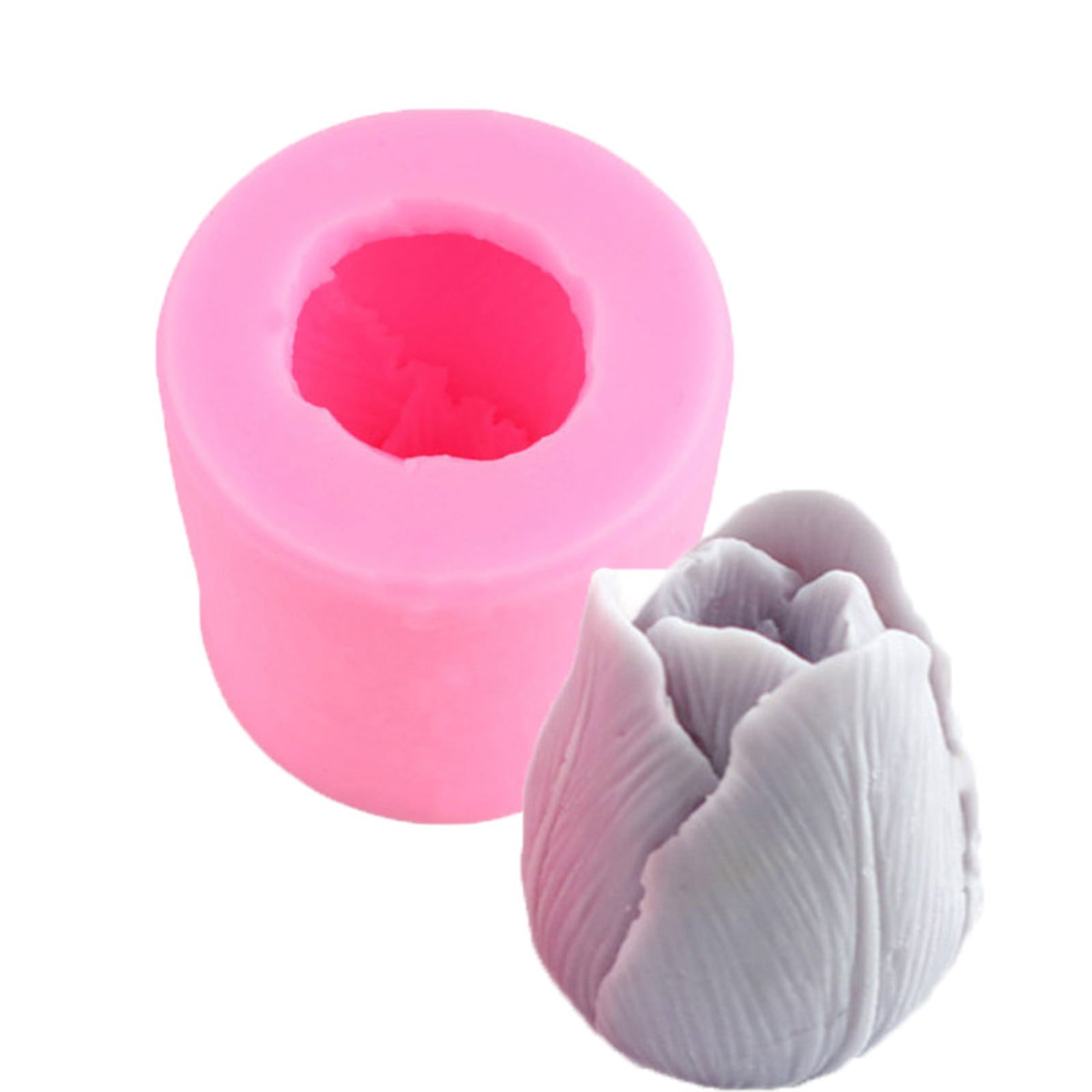 Clearance! Washable Silicone Cake Cake Candy Chocolate Decorating Tray Diy Craft Project, Tulip ...