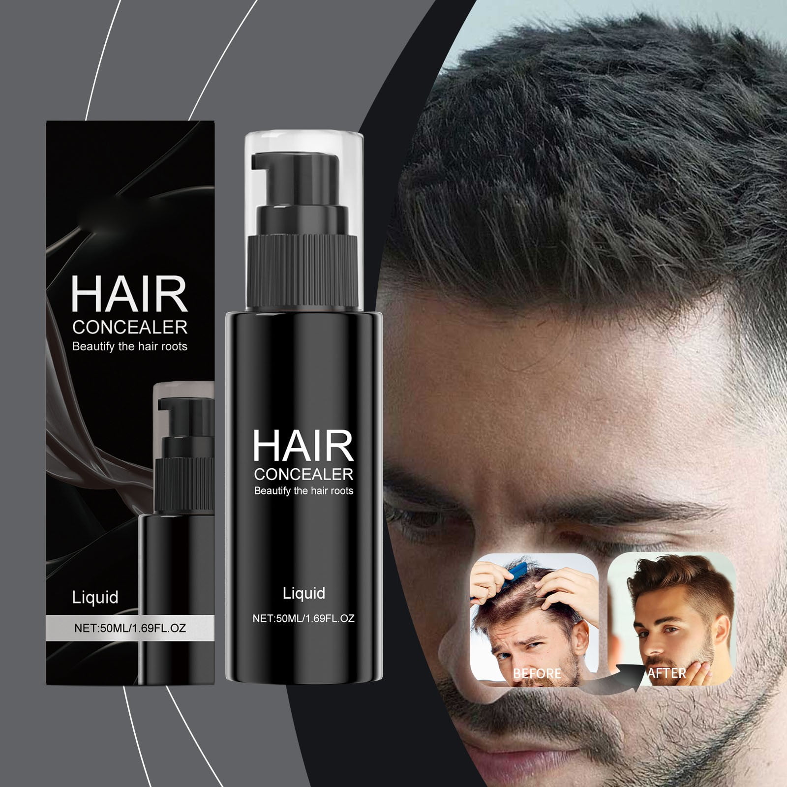 Clearance!Weaklki Hair Concealer,Hair Fibers Fill In Thinning Hair,Hair ...