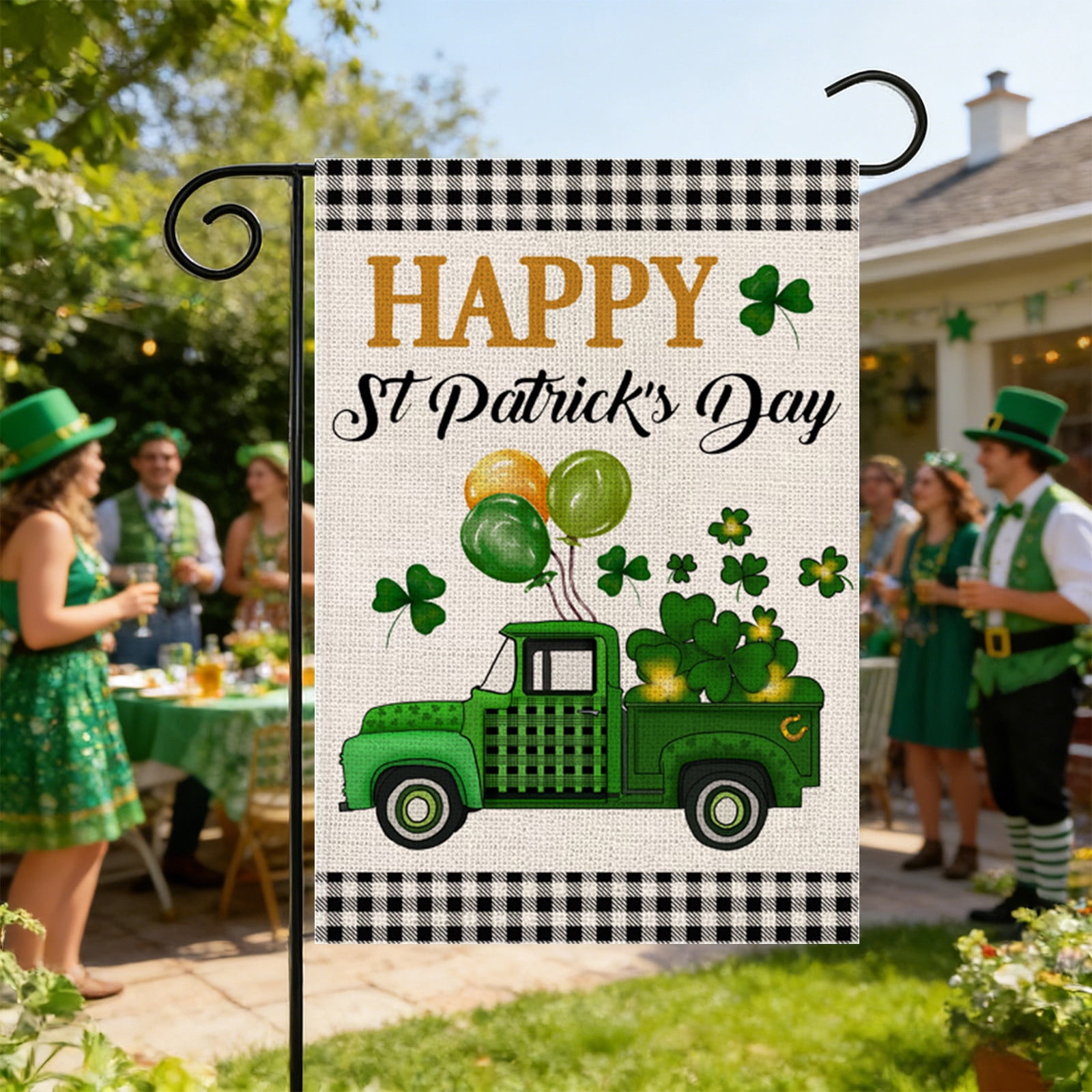 Clearance! Welcome St. Patrick's Day Garden Flag 12x18 Double Sided ...